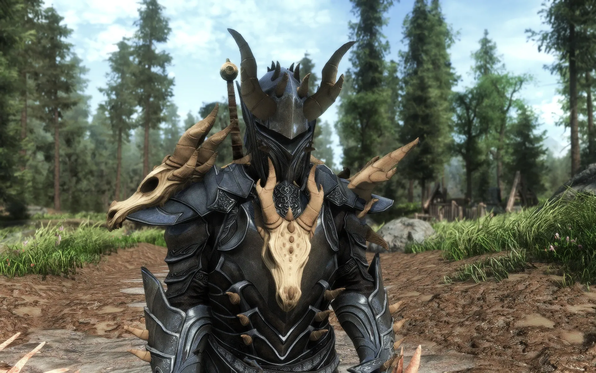 Skyrim Dragon Armor Wallpaper