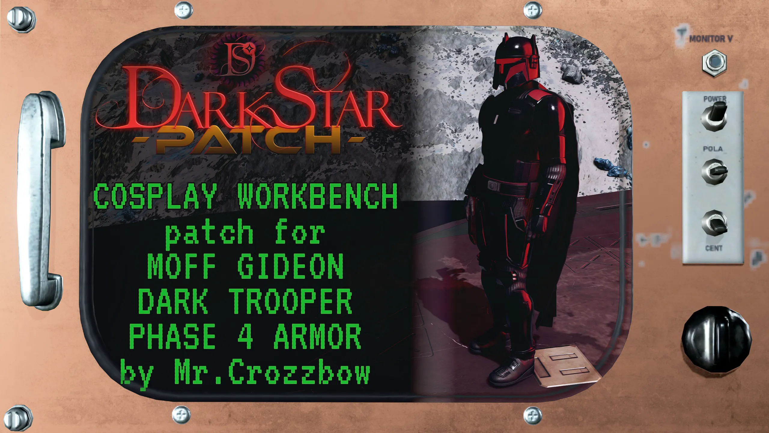 DarkStar - Moff Gideon Dark Trooper Phase 4 Armor Cosplay Patch.png