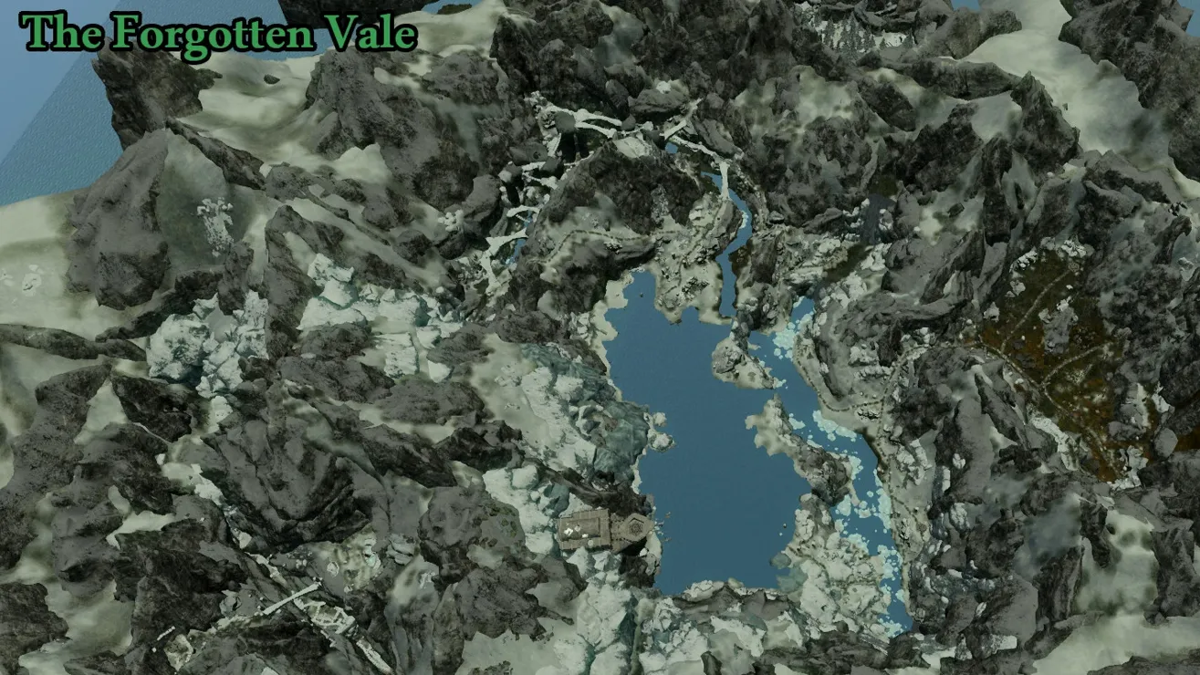 Skyrim Map Hd By