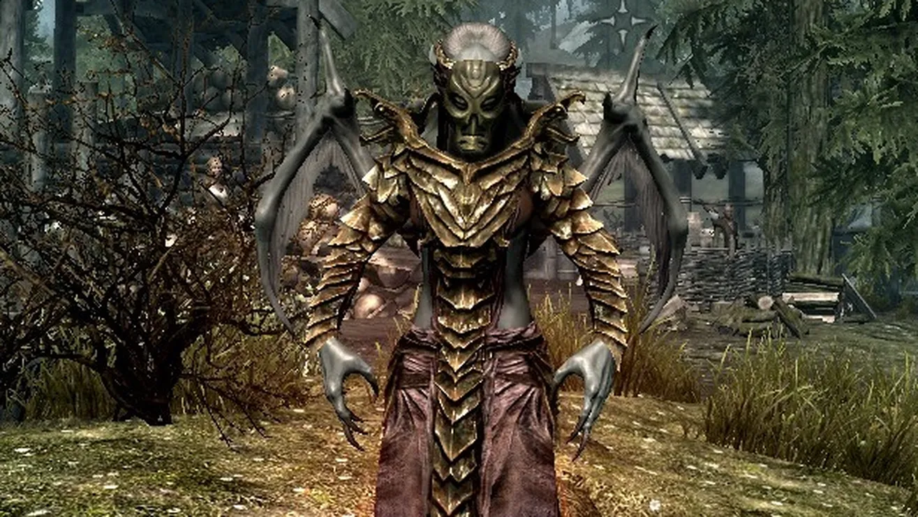 Vampire Lord Dragon Priest Armour At Skyrim Nexus Mods TDN Vampire