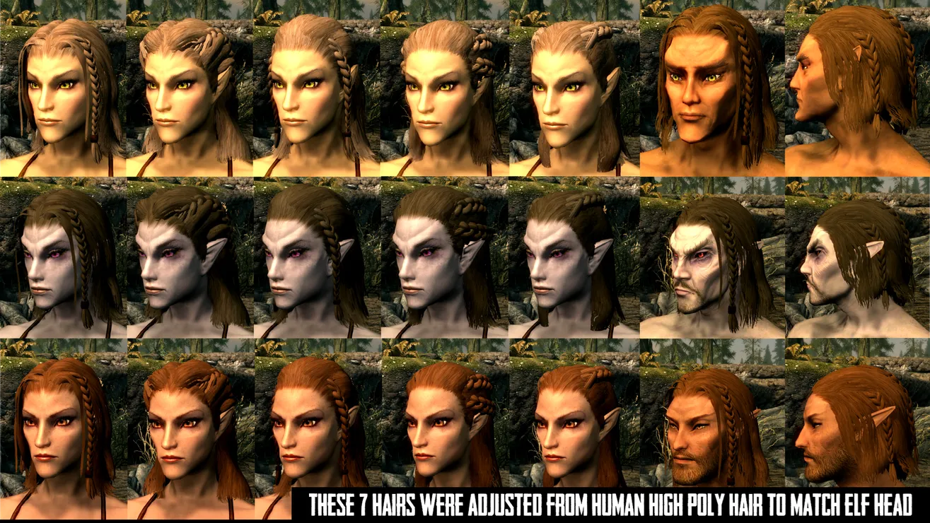 Skyrim Hair Mods