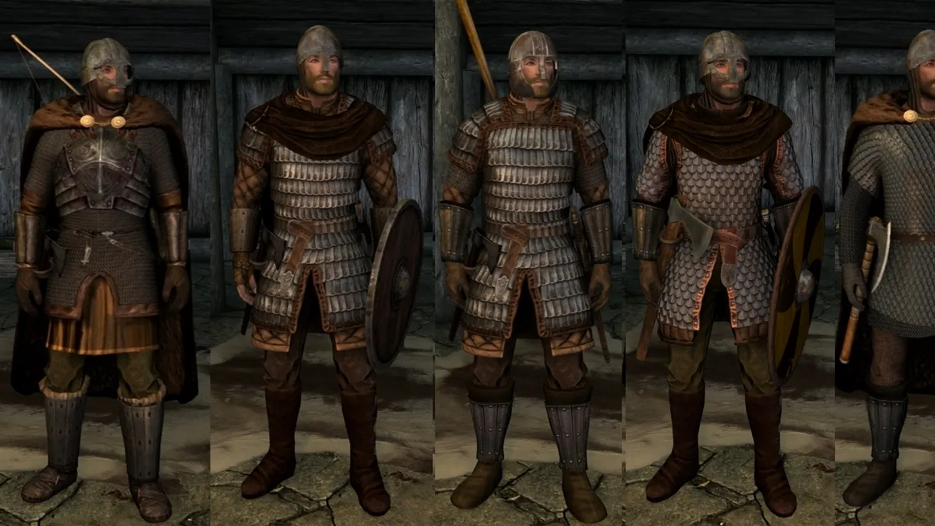 Medieval Robes Skyrim Mod Skyrim Creations Travelers Armor Pack
