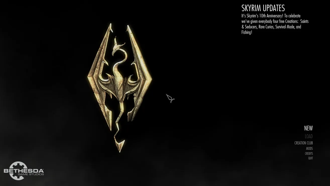 Metal Font Skyrim By Epic Metal Skar Dragonborn Main Menu Music