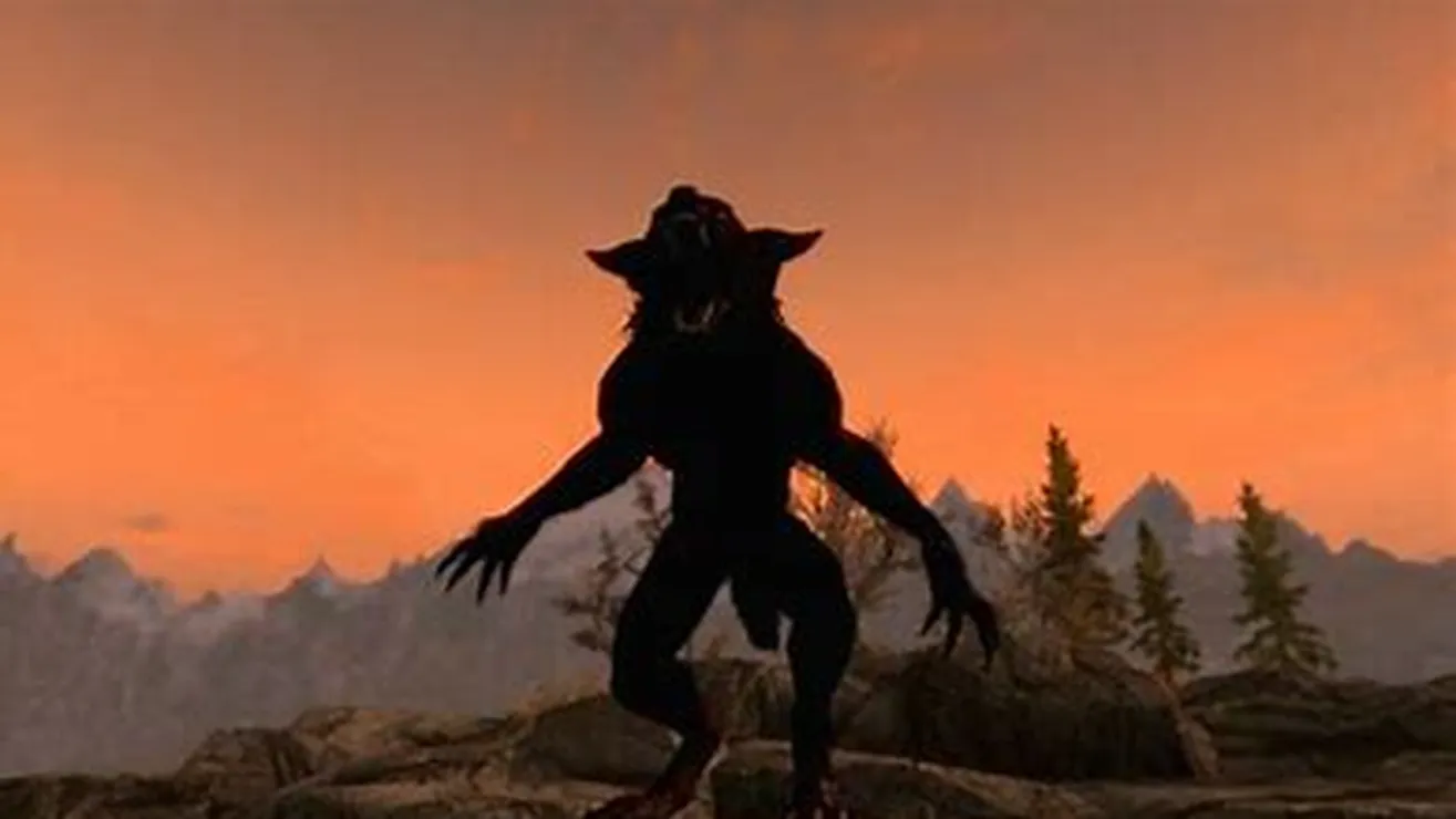 Skyrim Alpha Werewolf Wallpaper