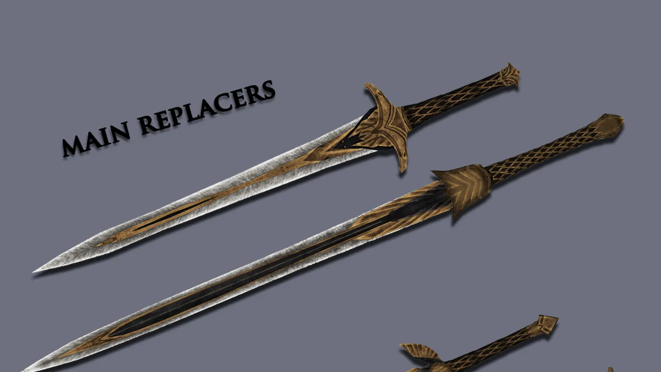 Skyrim Elven Weapons