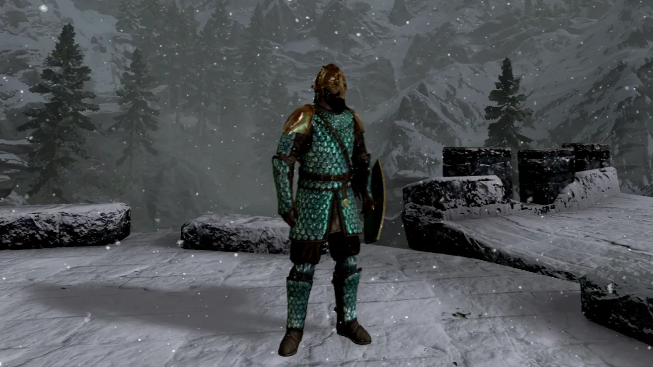Glass Armor Skyrim Male